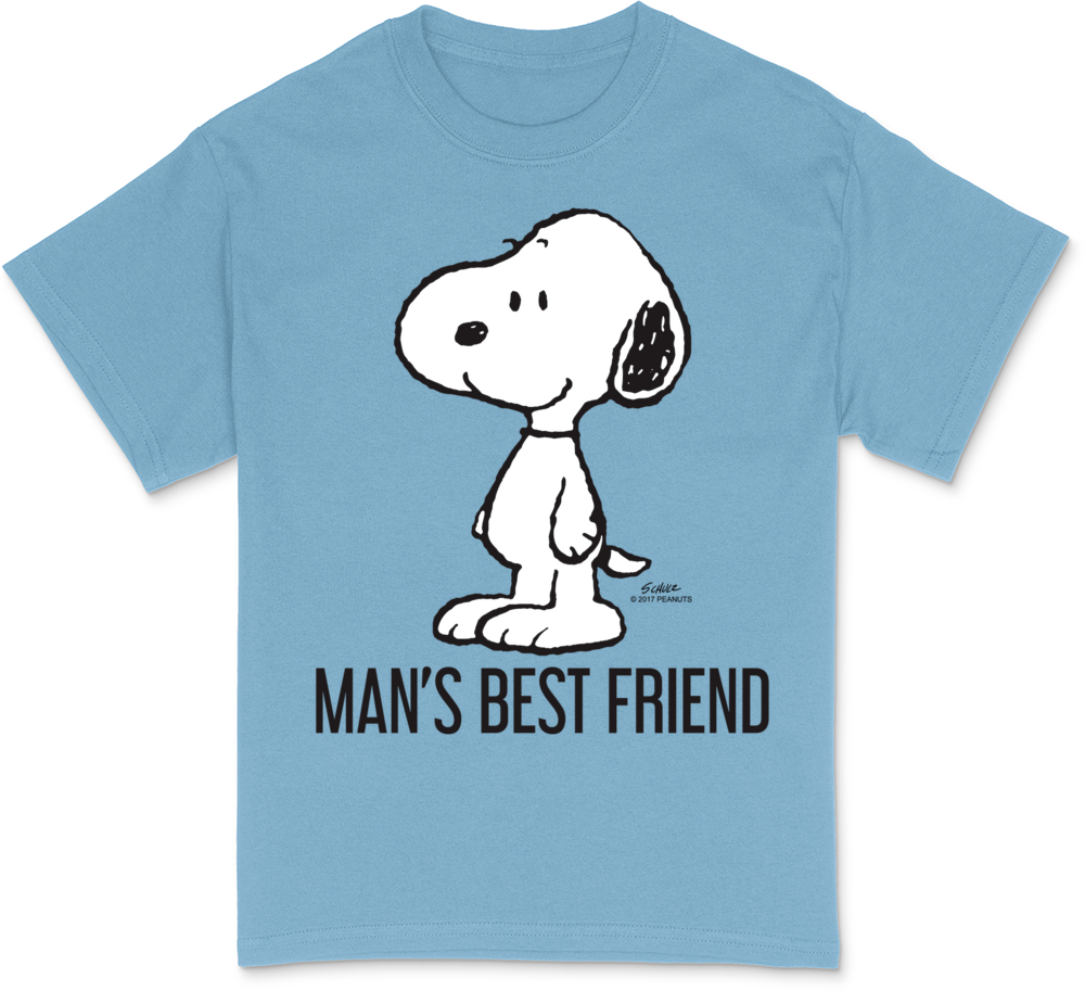 Snoopy: Man's Best Friend Baseball Tee T-Shirt
