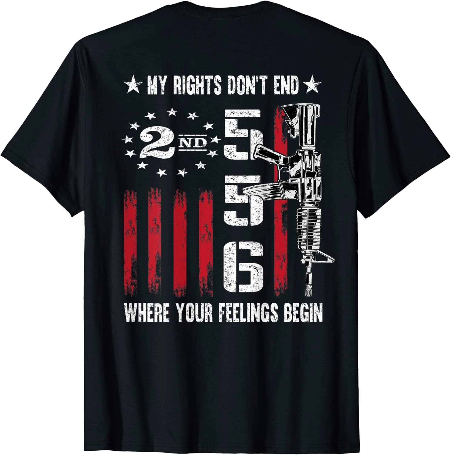 2nd Amendment Feelings America USA Patriotic T-Shirt
