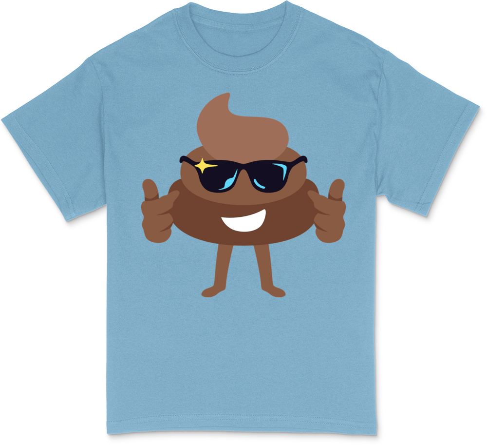 Poop Emoji Thumbs Up T-Shirt T-Shirt
