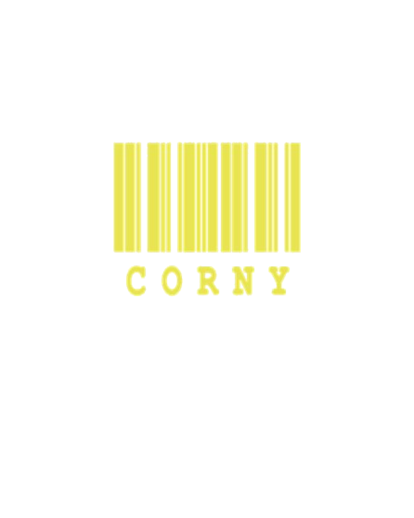 Corny Barcode Design T-Shirt