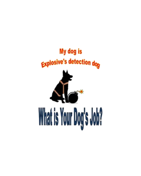 explosives detection k9 T-Shirt