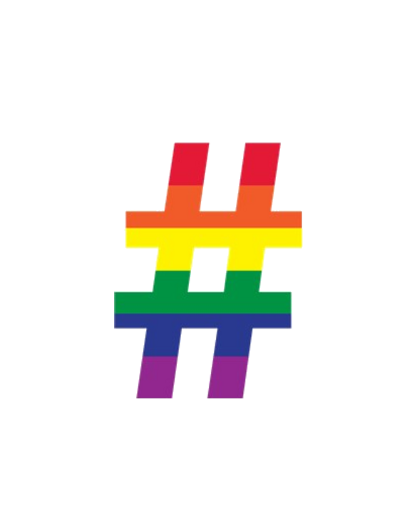 Hashtag Rainbow Flag T-Shirt