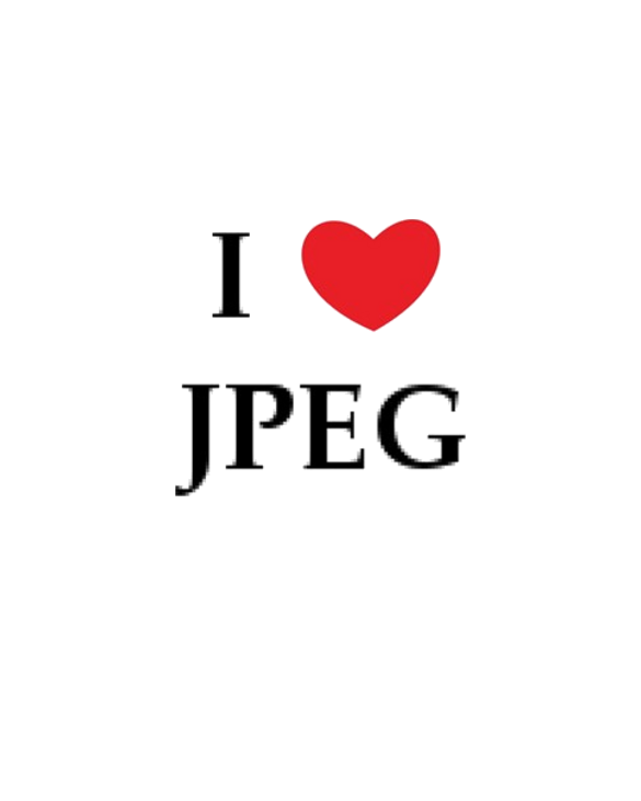 I Heart JPEG T-Shirt