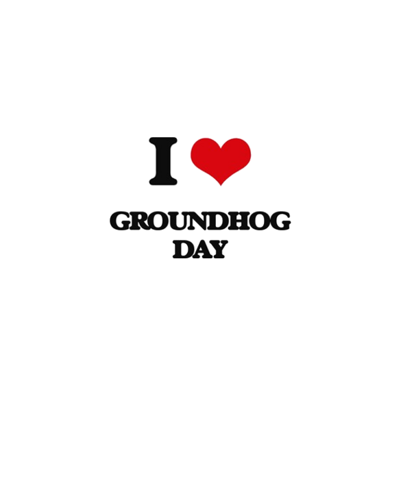 I Love Groundhog Day T-Shirt