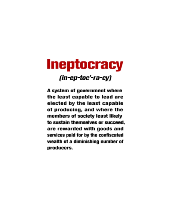 Ineptocracy Definition T-Shirt