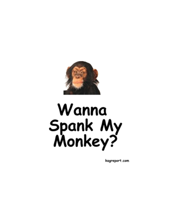 Monkey Spanking T-Shirt