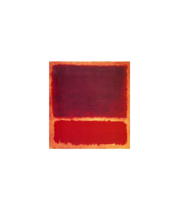 ROTHKO ORANGE RED T-Shirt