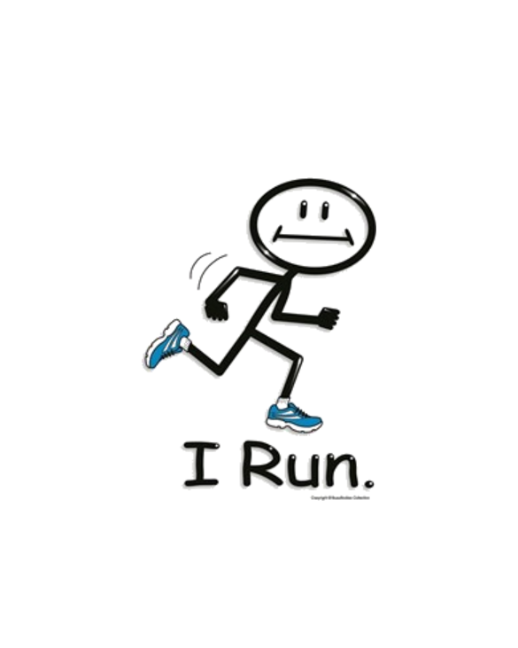 Running Stick Figure T-Shirt