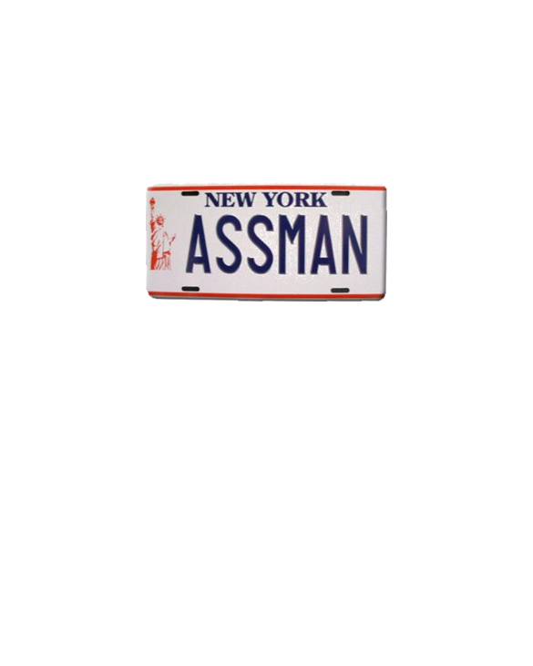 Seinfeld - Assman License Plate T-Shirt