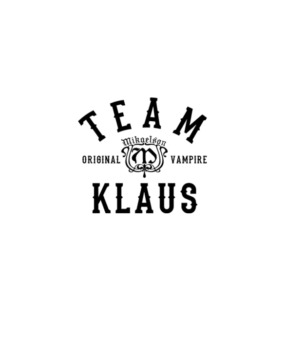 Team Klaus Vampire Diaries Originals T-Shirt