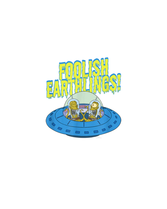 The Simpsons Kang & Kodos Foolish Earthlings T-Shirt