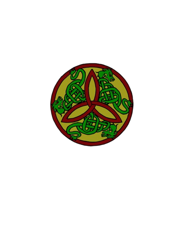 Tri-Color Dragon Trinity Knot T-Shirt