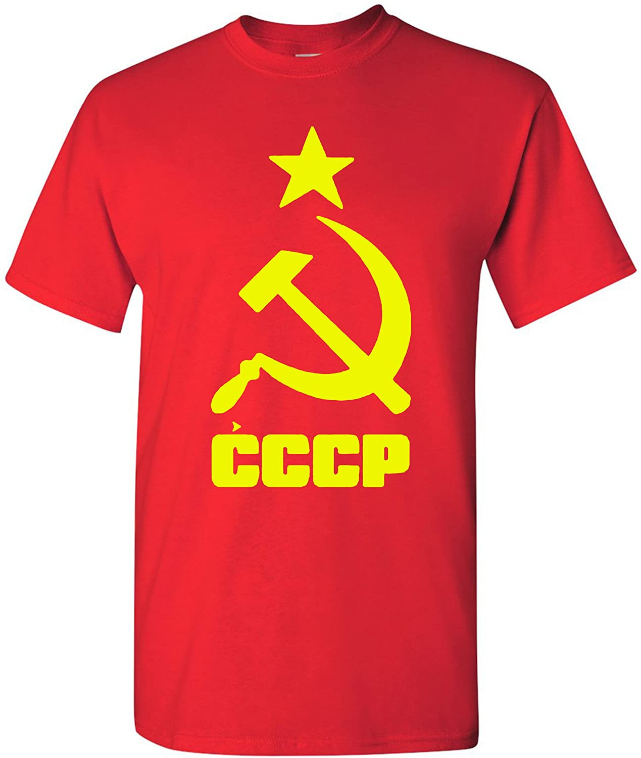 CCCP Soviet Union Russia USSR Hammer Sickle Red T-Shirt