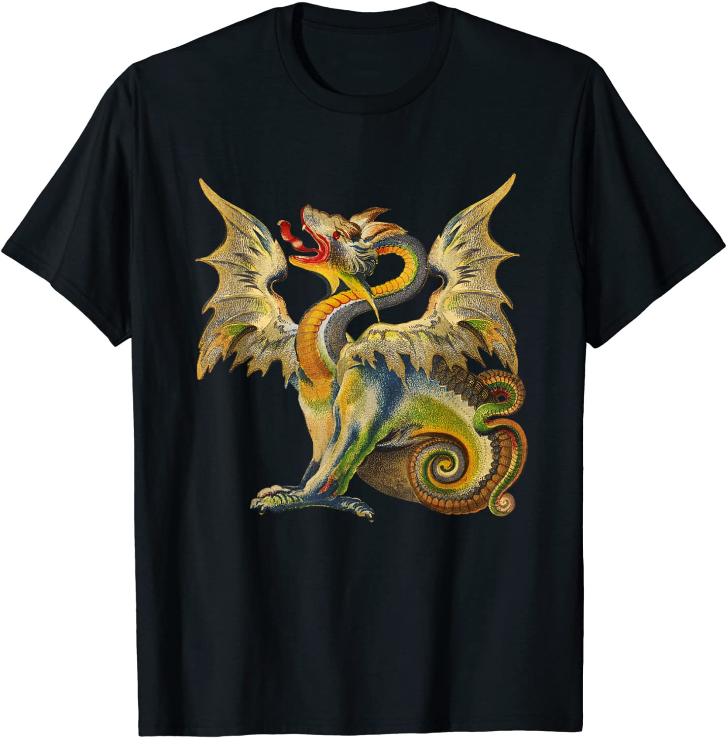 Dragon Mythical Beast Medieval Renaissance Fantasy Dragon T-Shirt