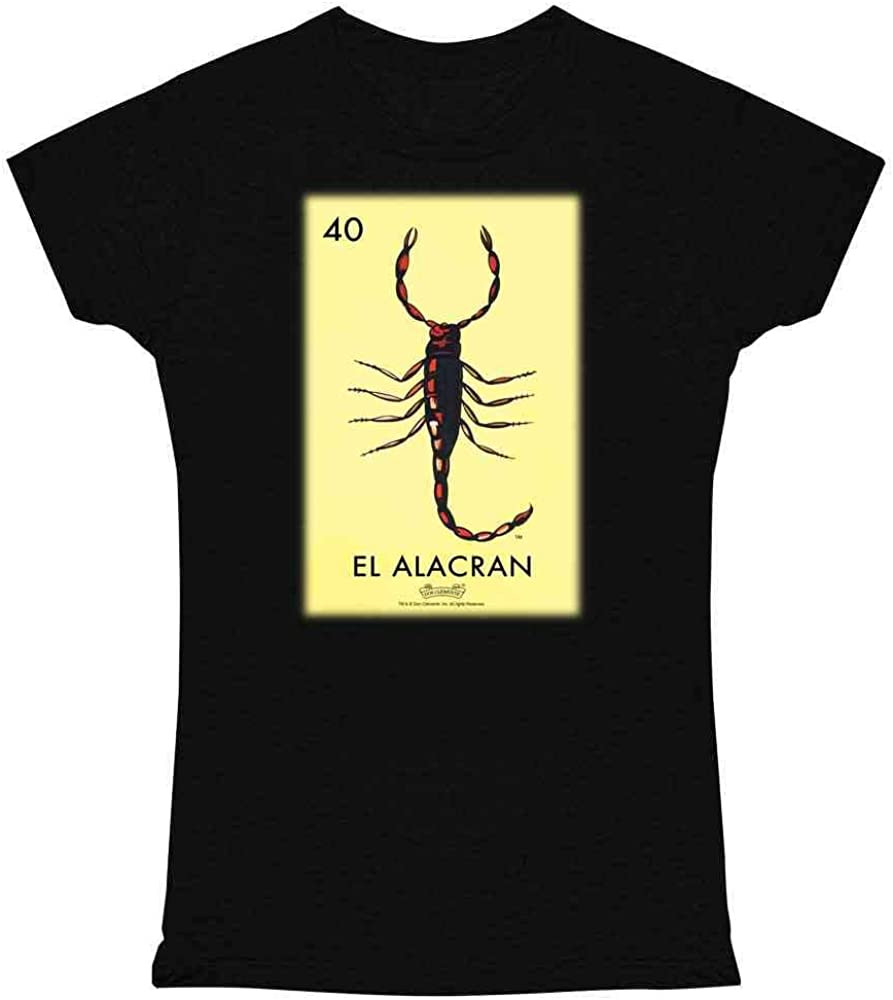 El Alacran Scorpion Card Mexican Bingo Graphic T-Shirt