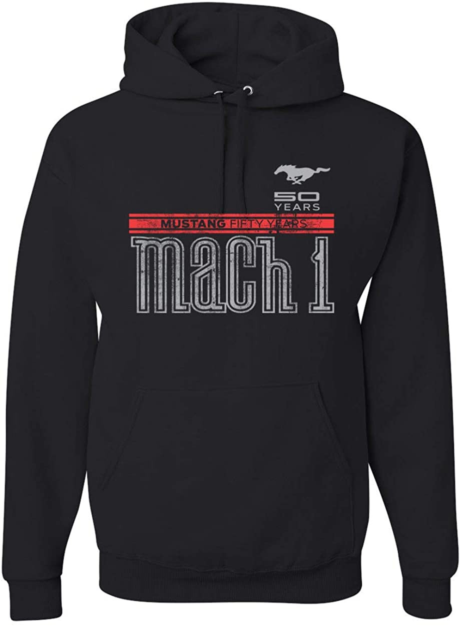 Ford Mustang 50 Years Logo Mach 1 Classic Emblem T-Shirt