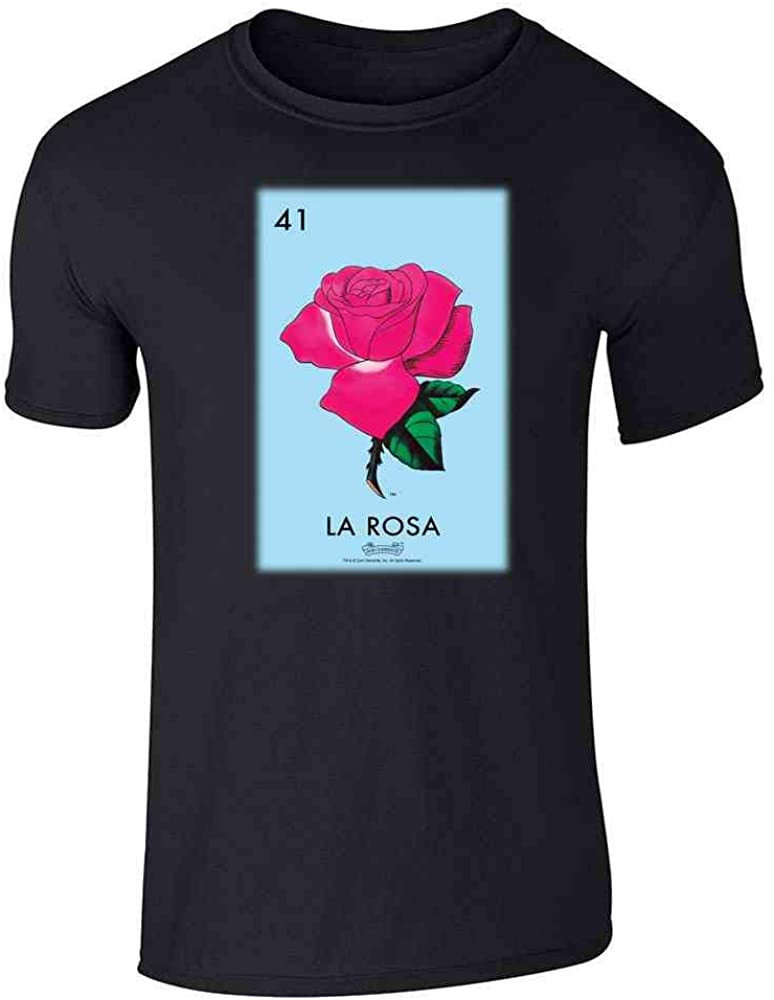 La Rosa Rose Loteria Card Mexican Bingo Graphic T-Shirt