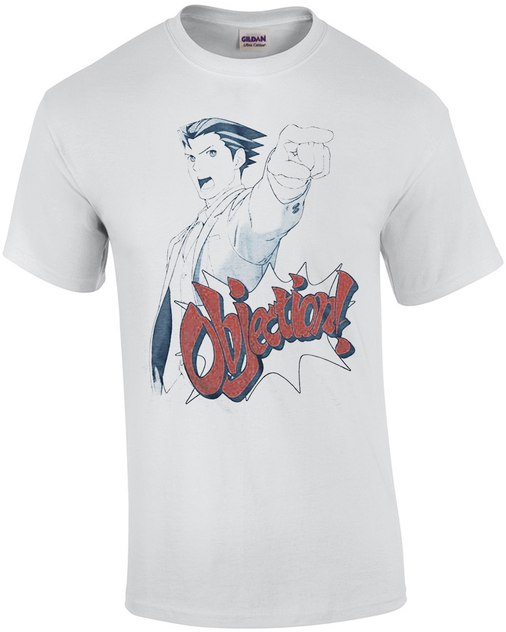 Ace Attorney Defense Courtroom Trial Video Game Objection T-Shirt