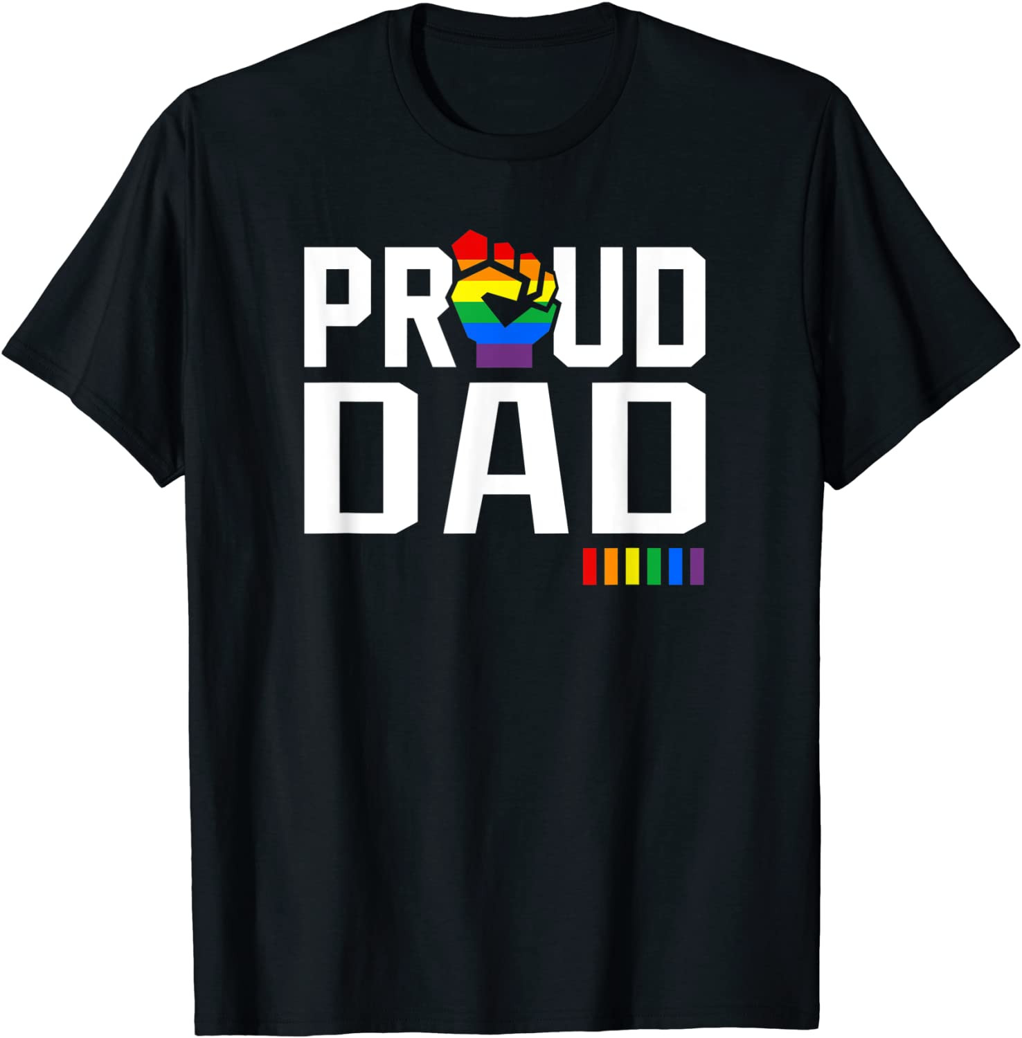 Proud Dad Gay Pride Month LGBTQ T-Shirt