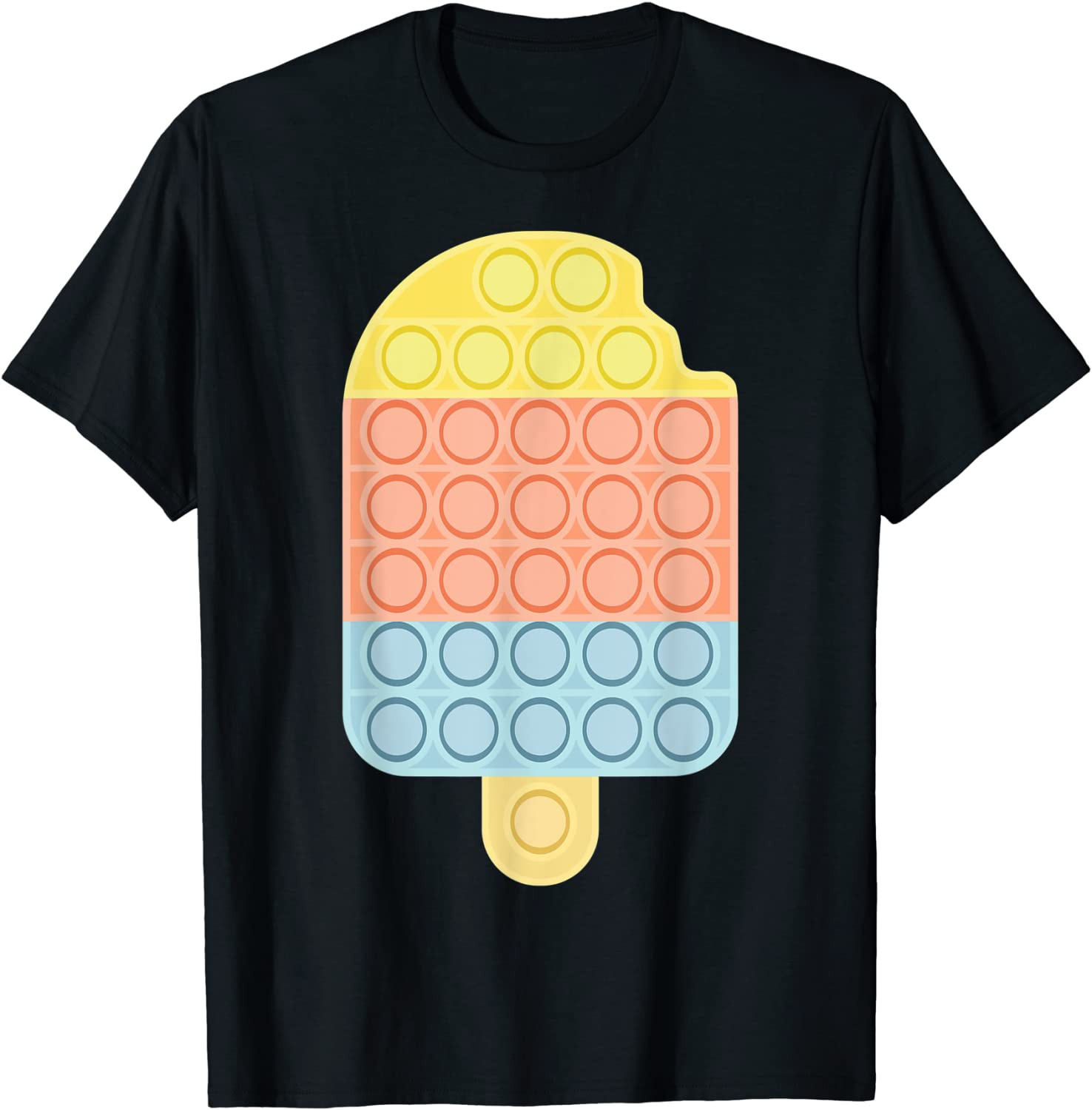 Push Pop Fidget Sensory Toy Bubble Ice Cream T-Shirt