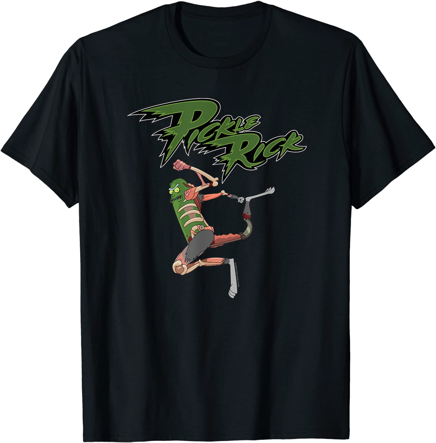 Rick And Morty Jumping Pickle Rick T-Shirt