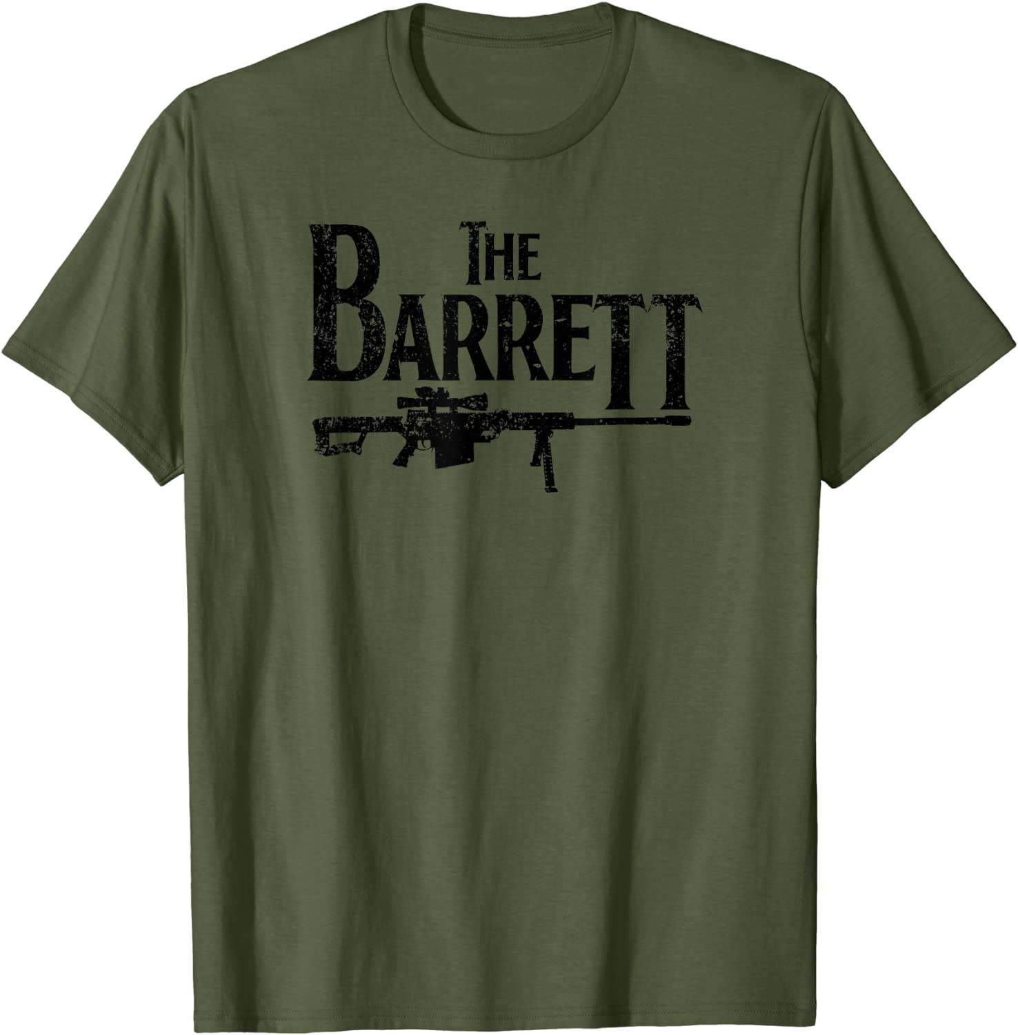 The 50 Cal Military Tactical Sniper Rifle T-Shirt