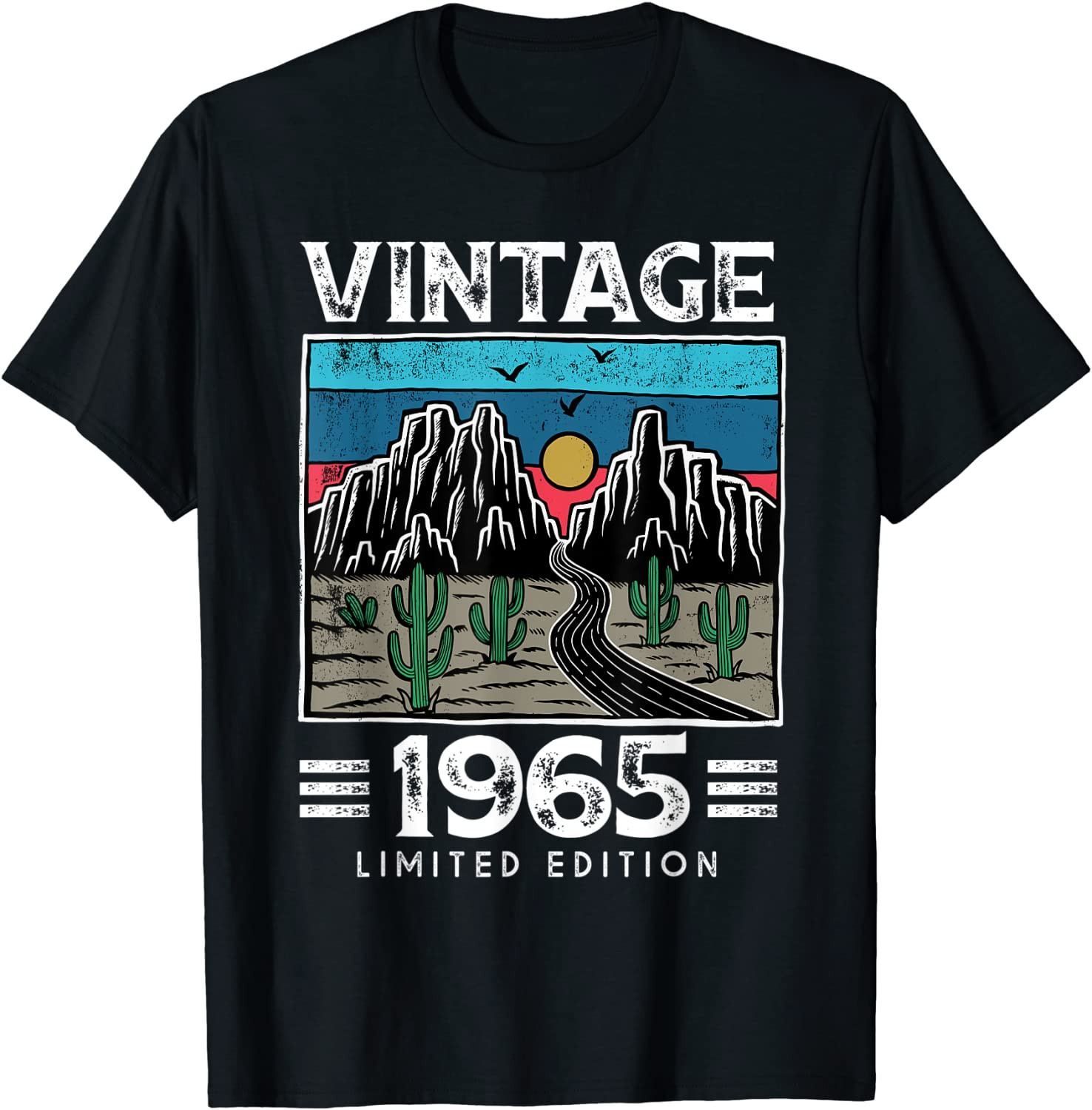 Vintage 1965 Made In 1965 56th Birthday Limited Edition T-Shirt