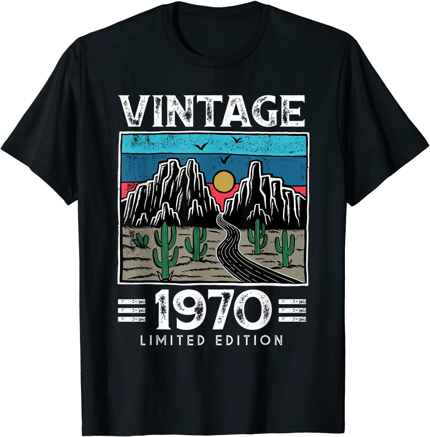 Vintage 1970 Made In 1970 51st Birthday Limited Edition T-Shirt