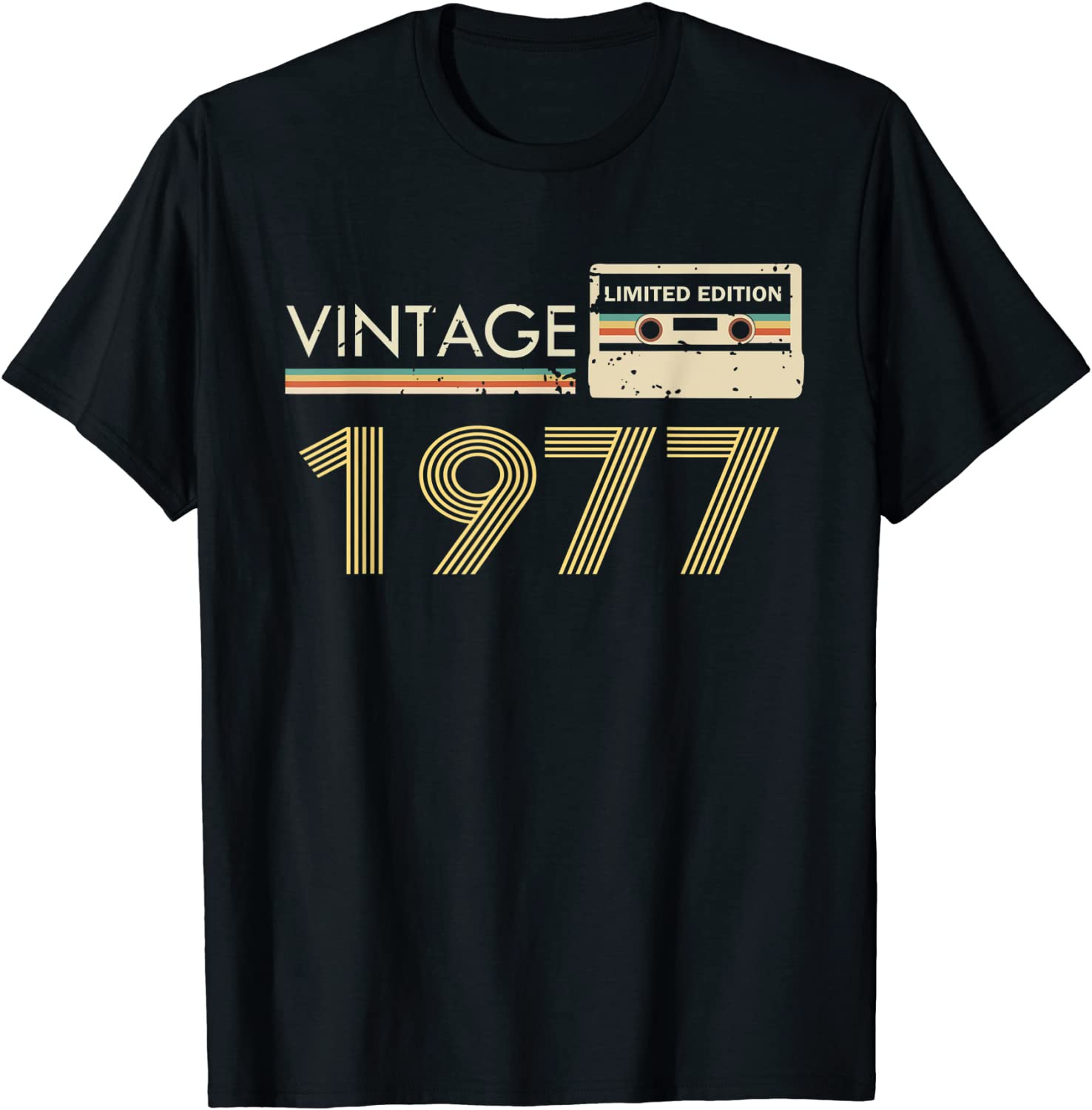 Vintage 1977 Made In 1977 44th Birthday Limited Edition T-Shirt